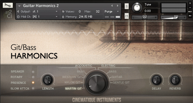 CINEMATIQUE INSTRUMENTS - Guitar Harmonics 2